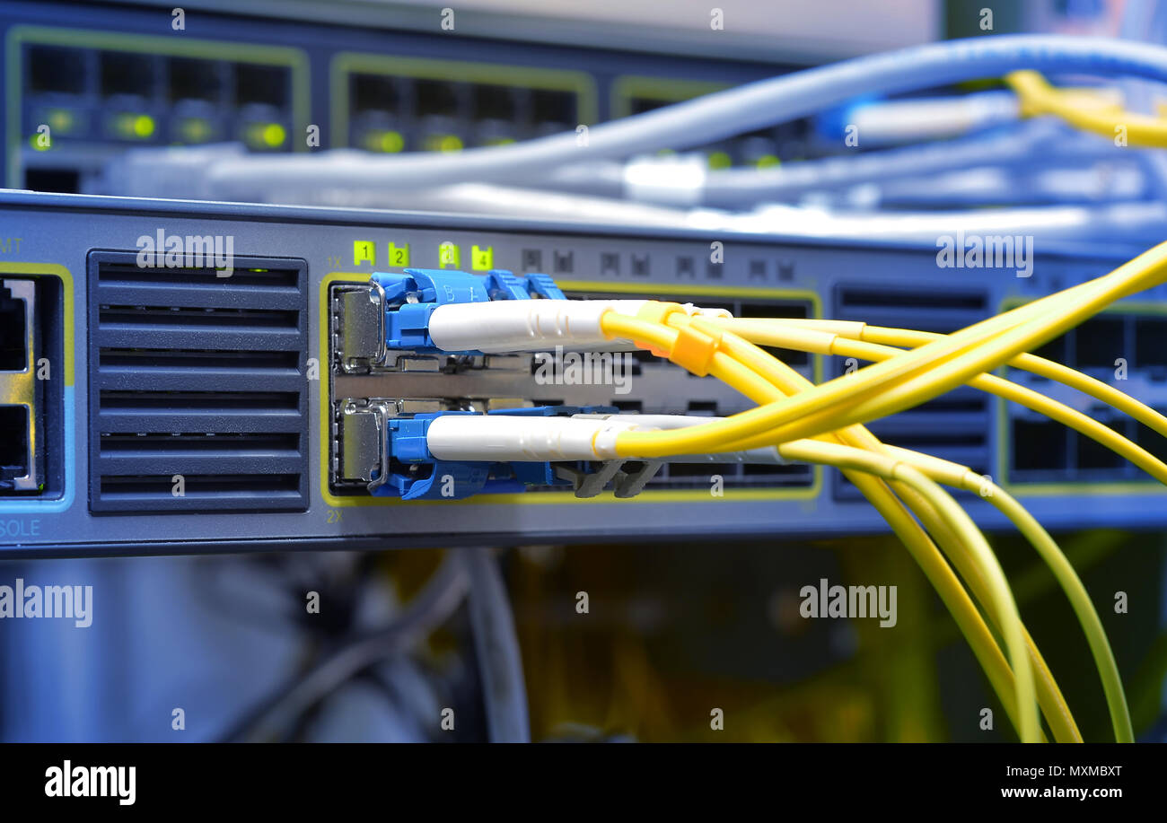 Fiber optic hub hi-res stock photography and images - Alamy