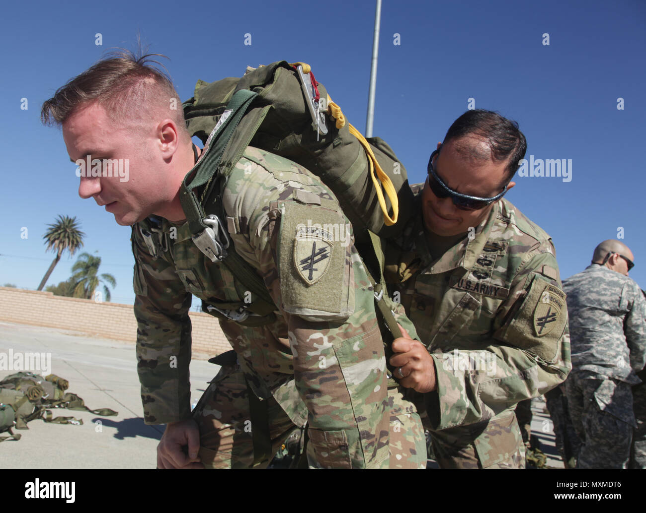 U.S. Army Staff Sgt. Carlos Delavilla(Right) assigned to 301st ...