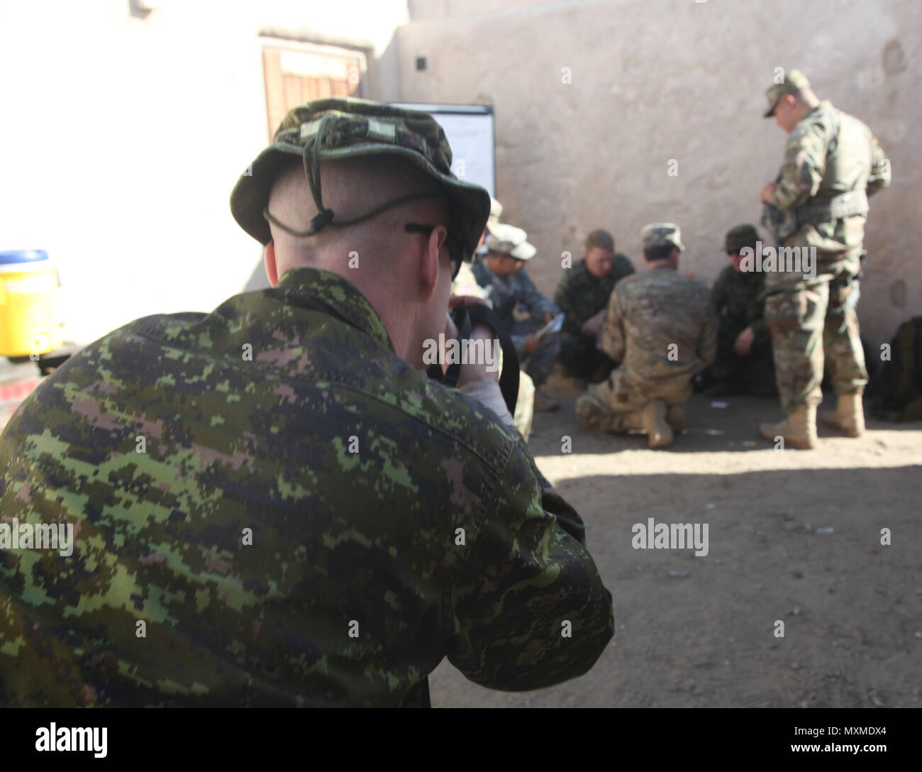 Canadian Army Capt. David Harmes, a soldier assigned to 32nd Canadian ...