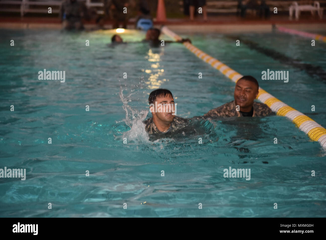 Designed for swimming pool training hi-res stock photography and images ...