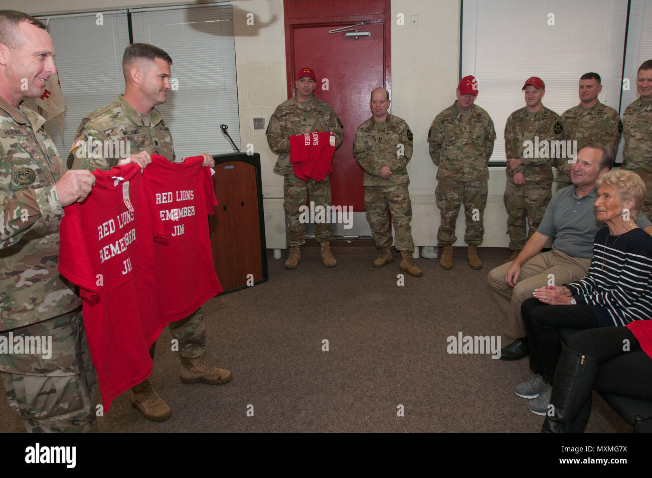 Lt. Col. John D. Williams, commander of the 1st Battalion, 37th Field ...