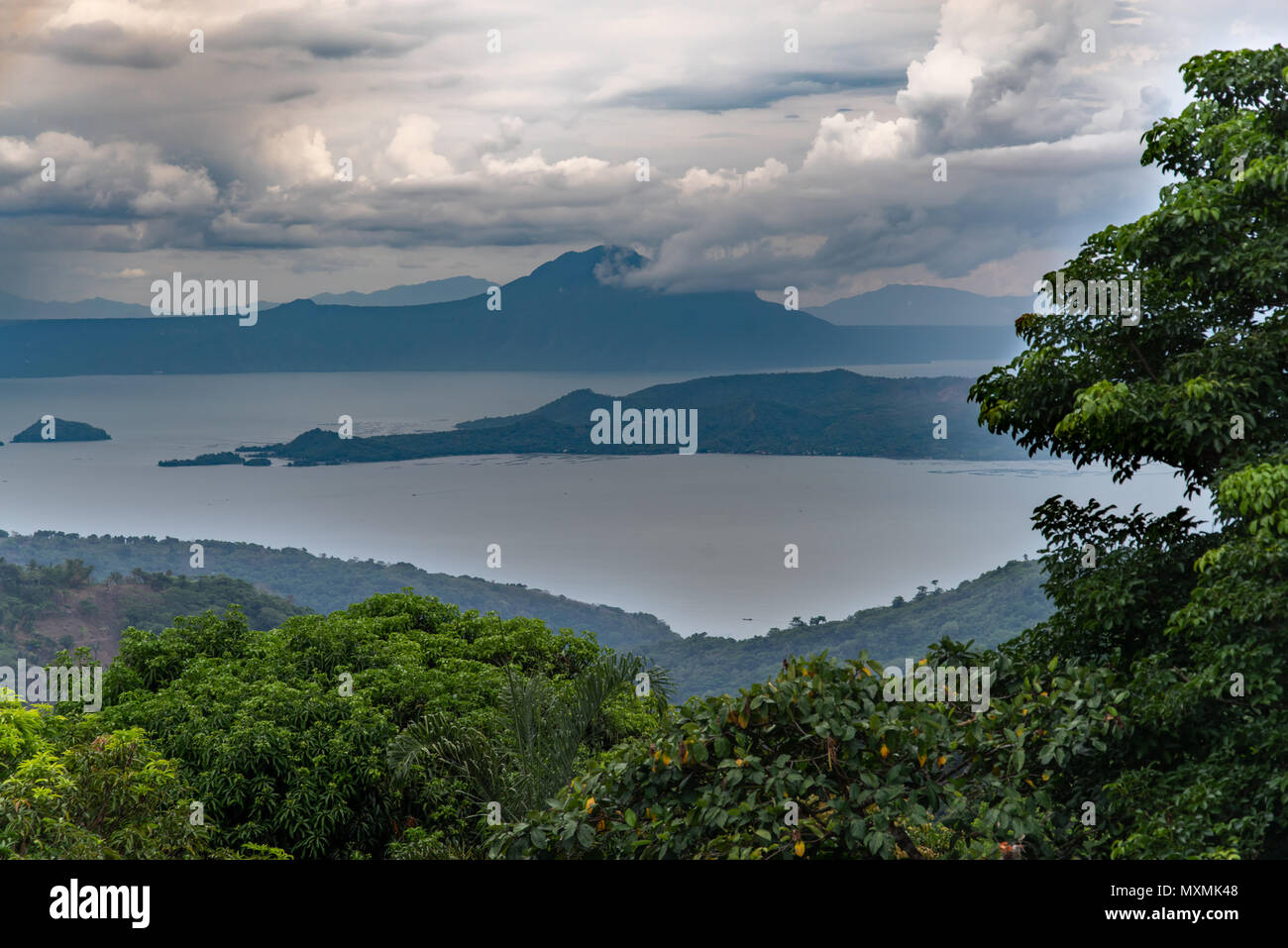 Beautiful landscape at Tagaytay,Philippines Stock Photo - Alamy