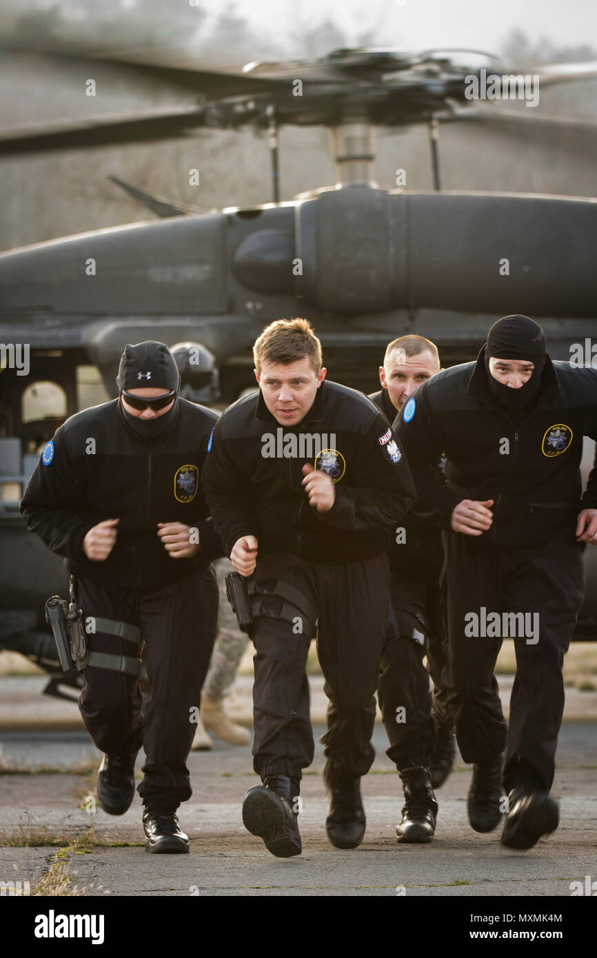 Polish police force hi-res stock photography and images - Alamy