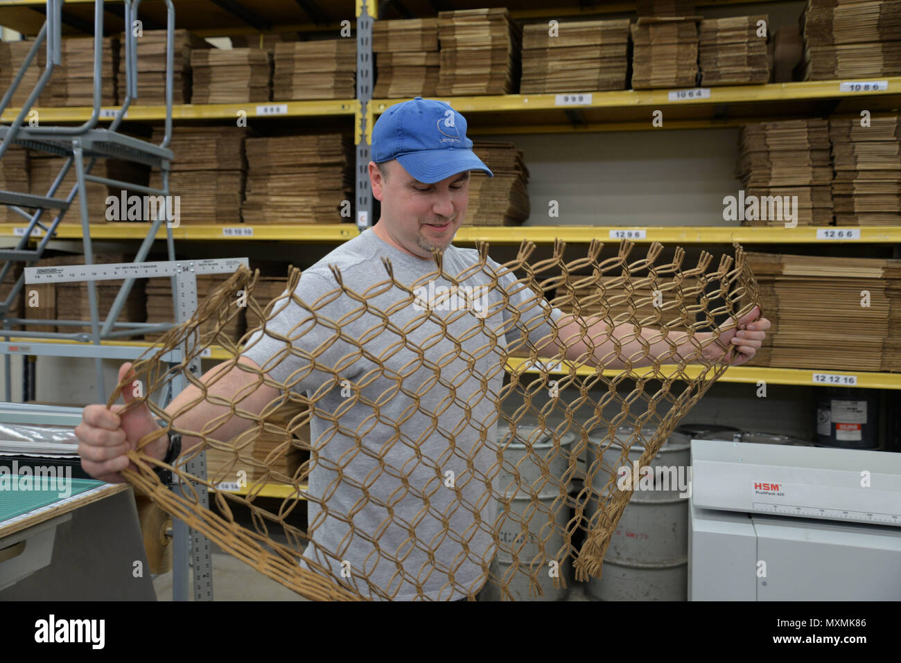 BANGOR, Wash. – Clinton Shields a woodworker at the NAVSUP FLC Puget ...