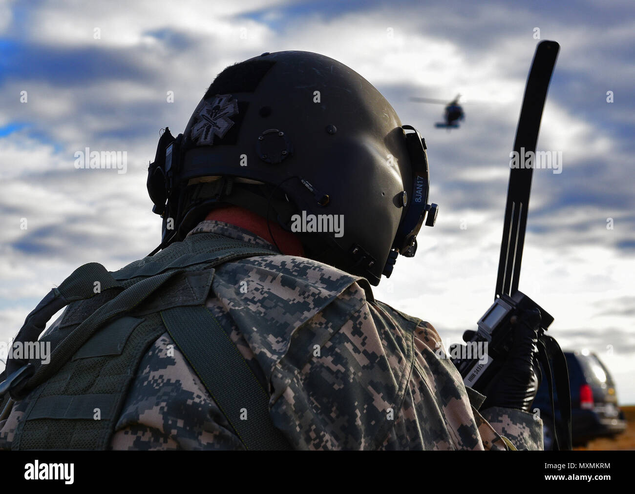 A soldier from the South Dakota National Guard’s Company C, 1st ...