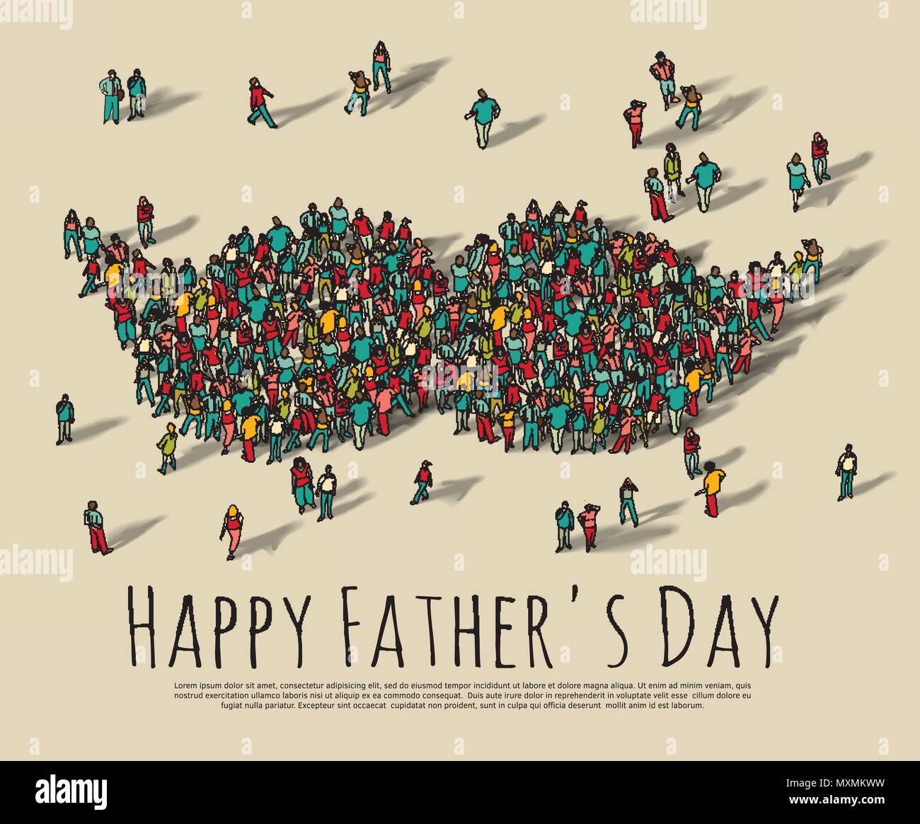 Happy family fathers day Stock Vector Images - Alamy
