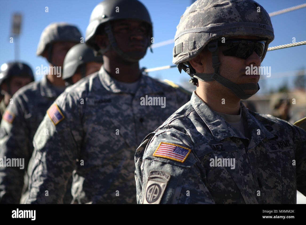 U.S. Army 1st Lt. Rodolfo Saez, of the 982nd Combat Camera Company ...