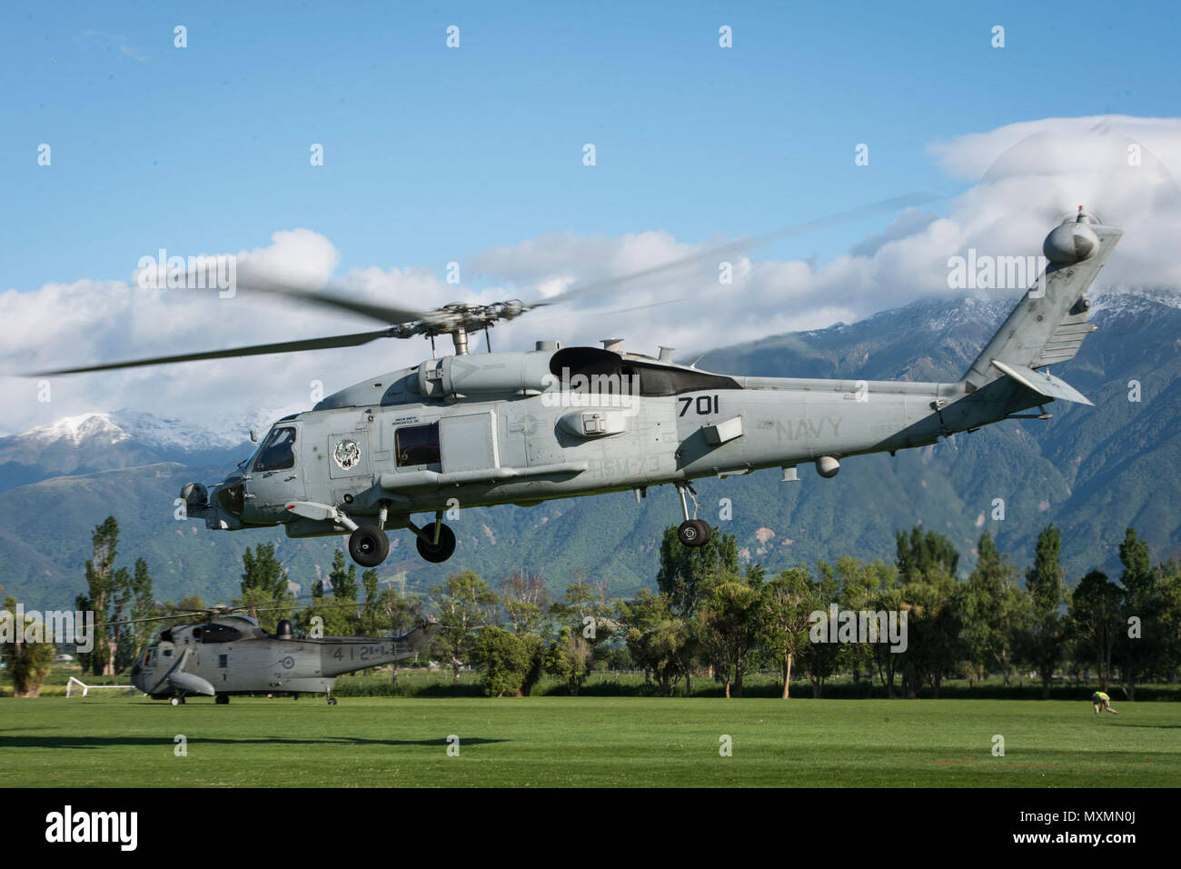 KAIKOURA, New Zealand (Nov. 18, 2016) An MH-60R Sea Hawk attached to ...