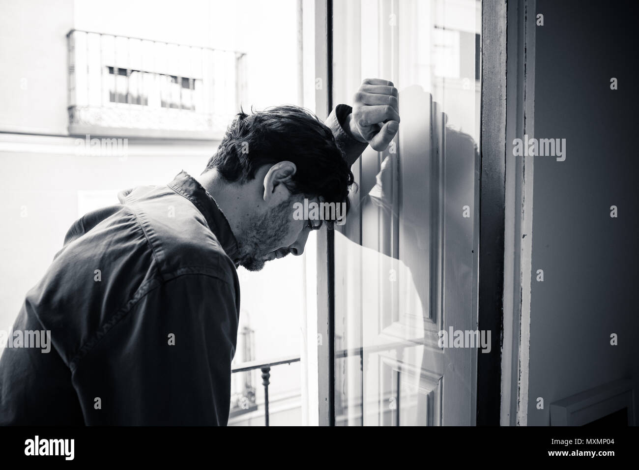 Man Outside House Sad High Resolution Stock Photography and Images - Alamy