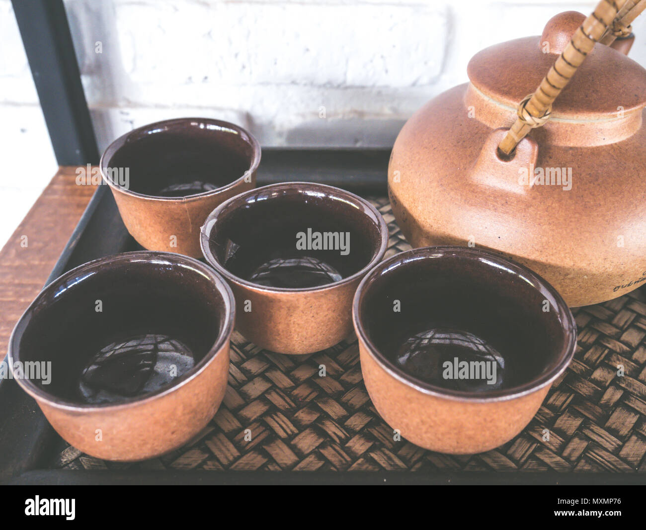 Ancient culture water pot for guests to drink. Thai Ceramic Water pot ...