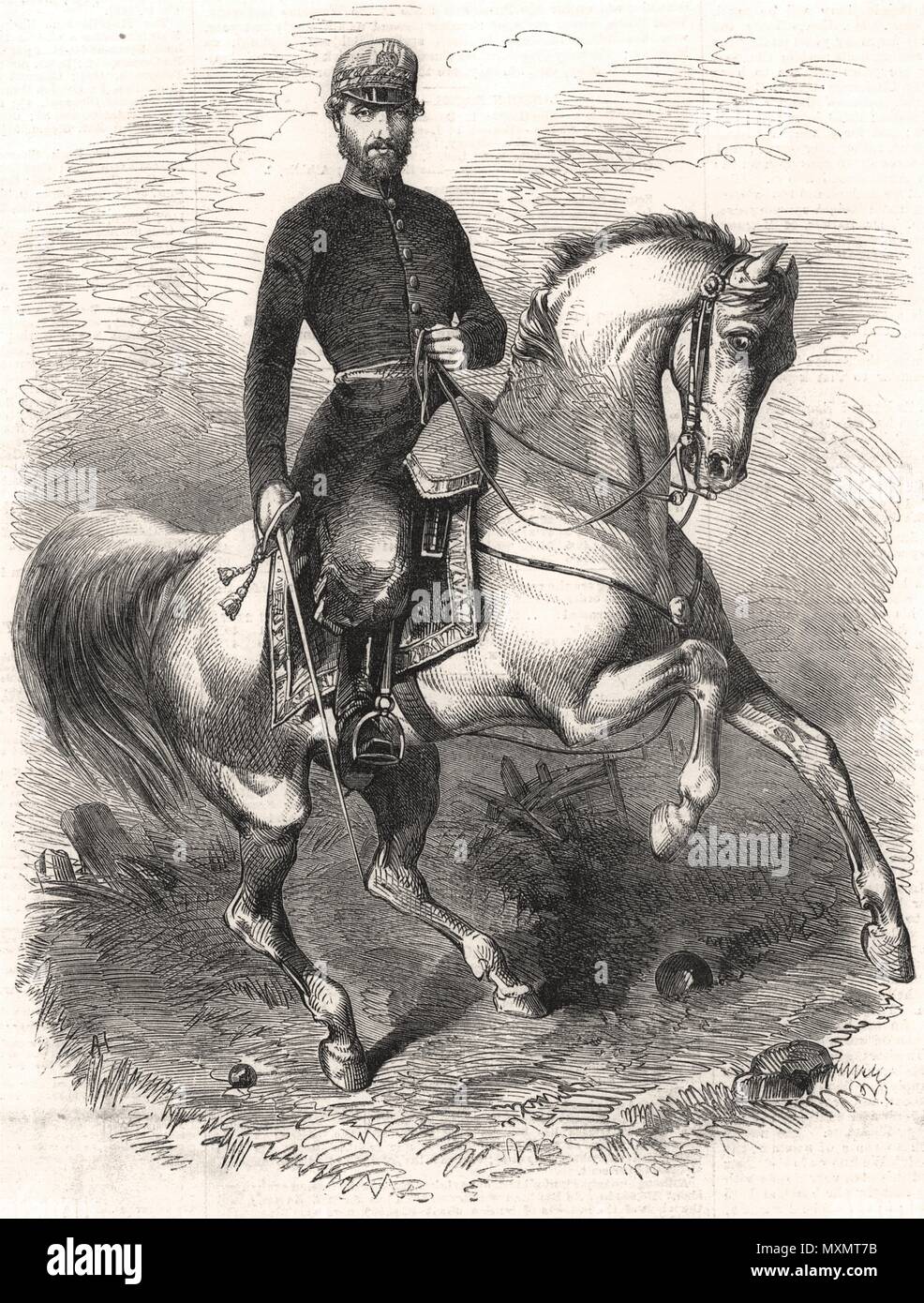 General Prim, Commanding the Second corps of the Spanish Army In ...