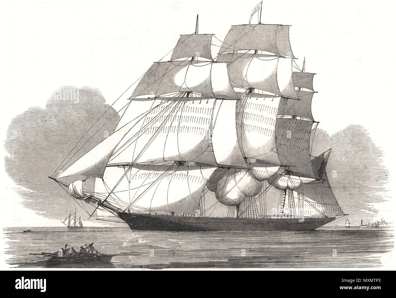 American clipper ship hi-res stock photography and images - Alamy