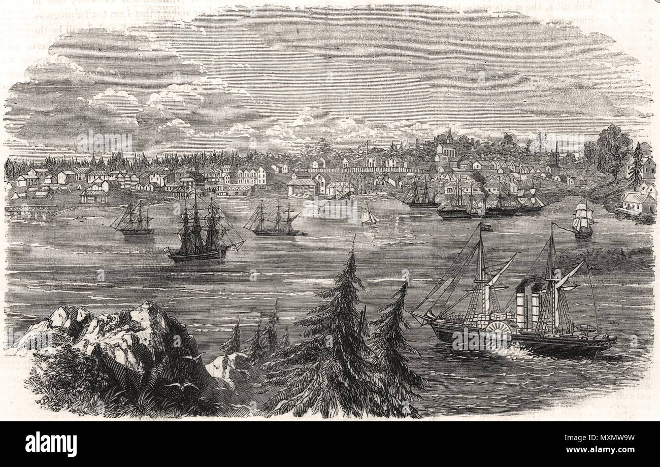 19th century view of victoria canada hi-res stock photography and ...