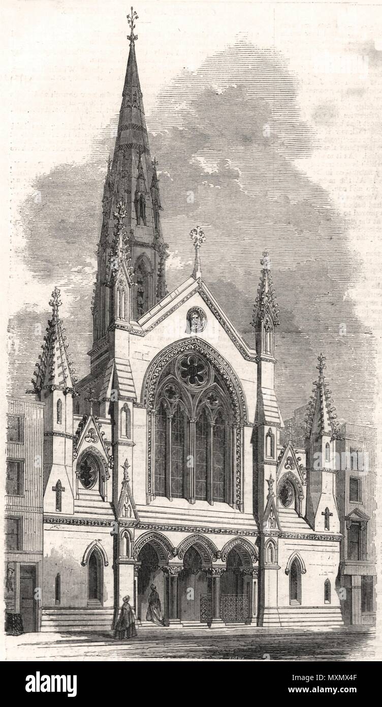 St. Peter's Church, Great Windmill Street. London 1861. The Illustrated ...