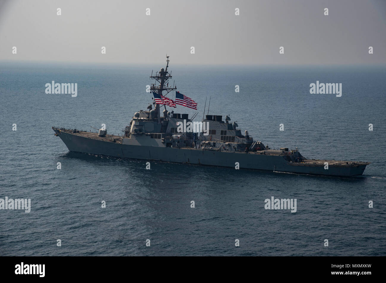 161117-N-QI061-029 ARABIAN GULF (Nov. 17, 2016) The guided-missile ...