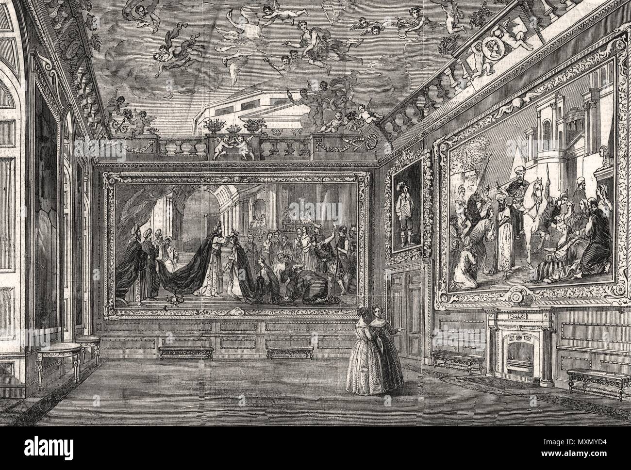 Windsor Castle State Apartments - the Queen's Audience Chamber ...