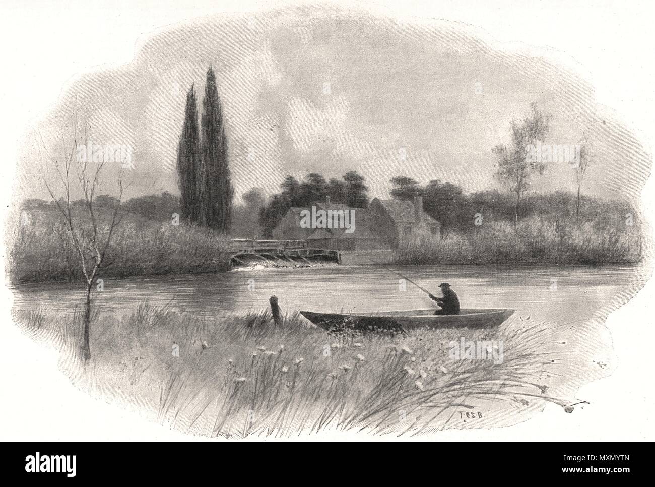 Iffley Mill, near Oxford. Oxfordshire 1898. The Illustrated London News ...