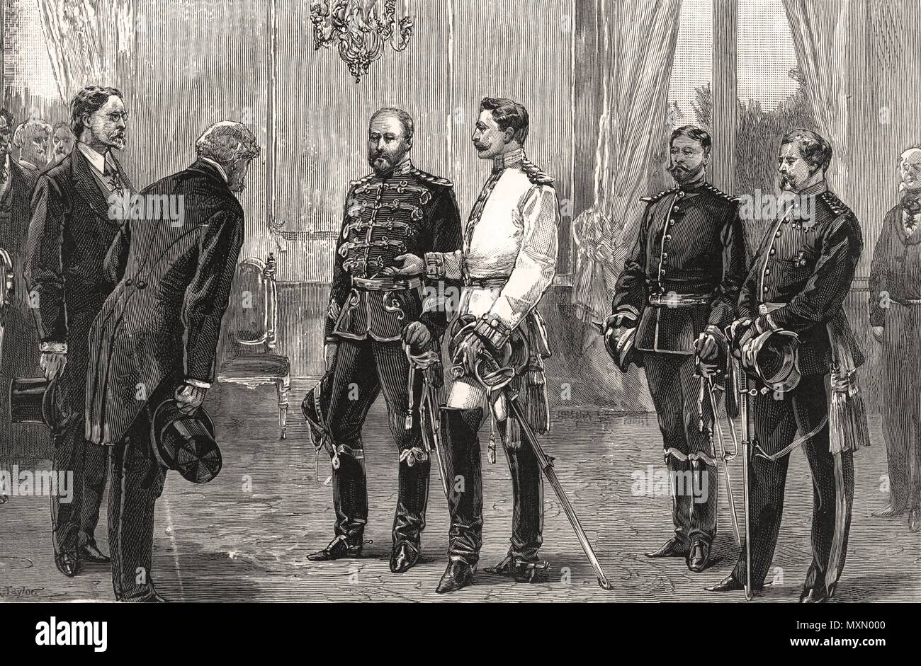 Members of the Berlin Labour Conference presented to the Prince of ...