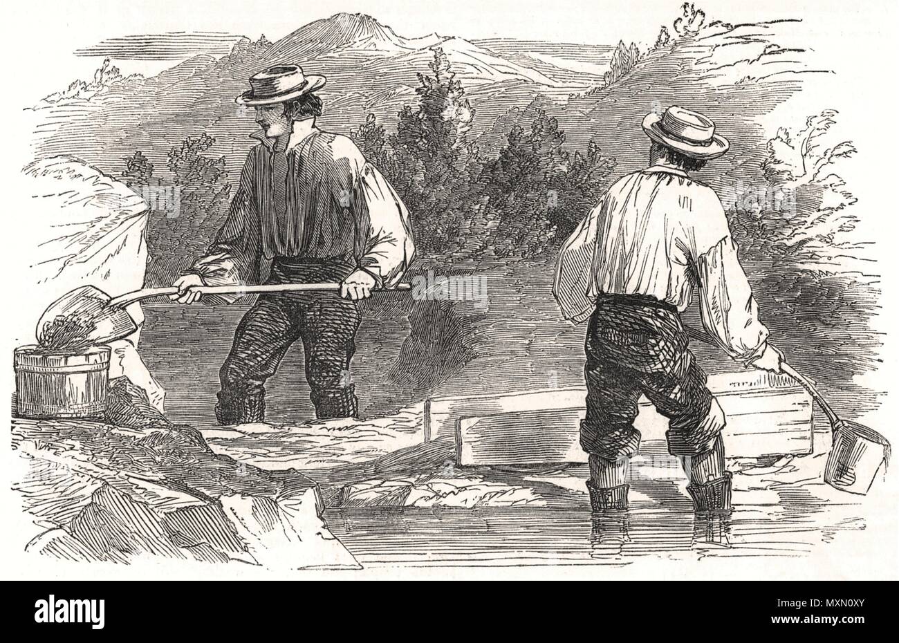 Gold washing hi-res stock photography and images - Alamy