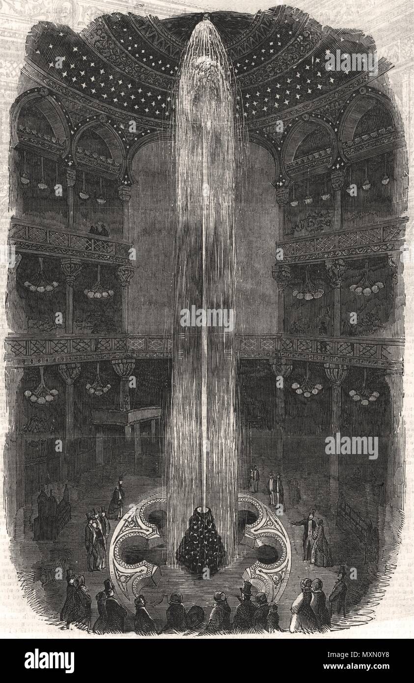 The Luminous Fountain, at the Panopticon, Leicester-Square. London 1854 ...