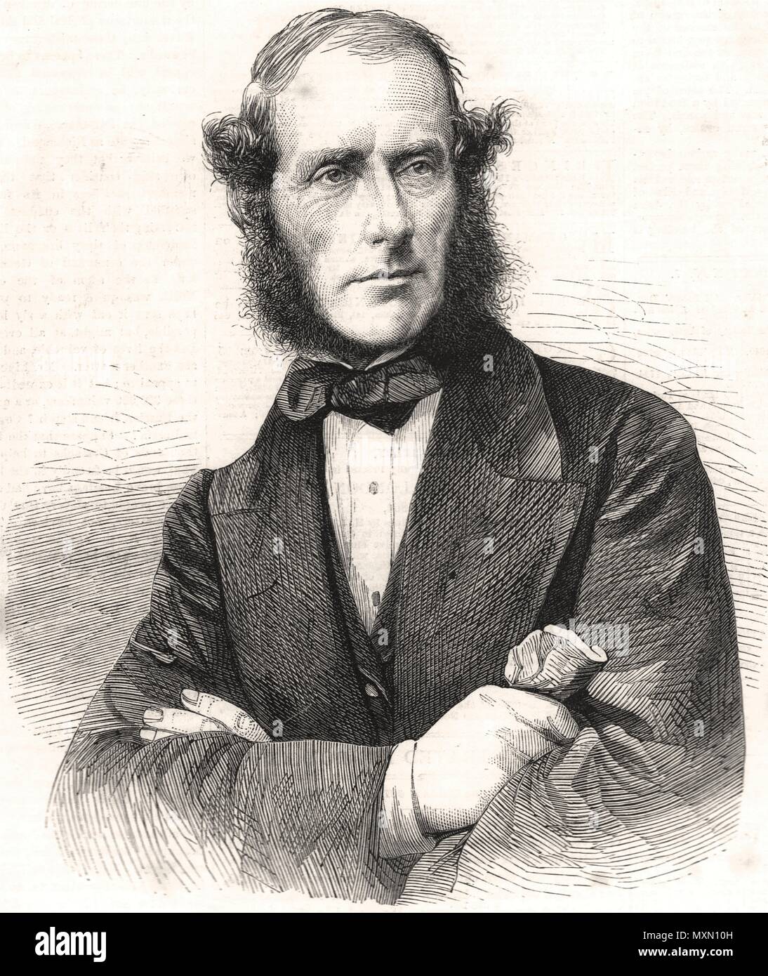 The Hon, Mr. Baron Pigott. Portraits 1863. The Illustrated London News ...