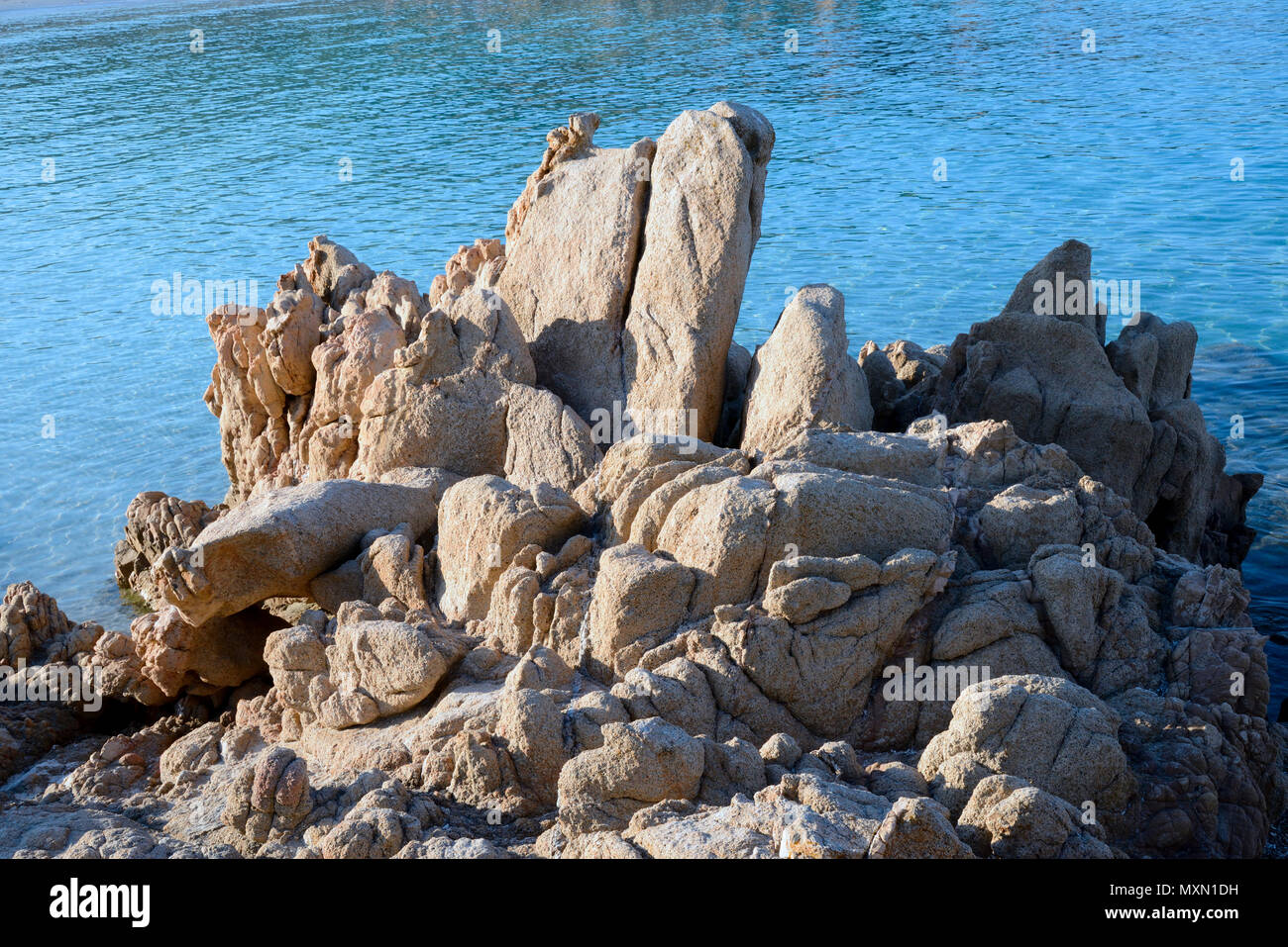 Sardinia, Italy: Granite Rock Stock Photo - Alamy
