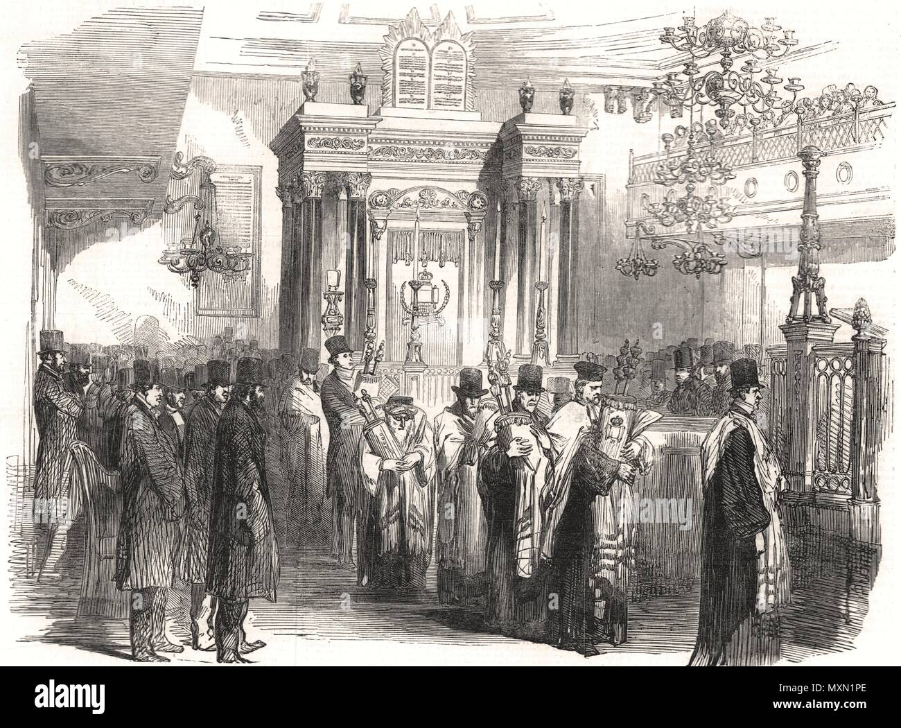The Jewish Synagogue consecration, St. Albans Place, St. James's ...