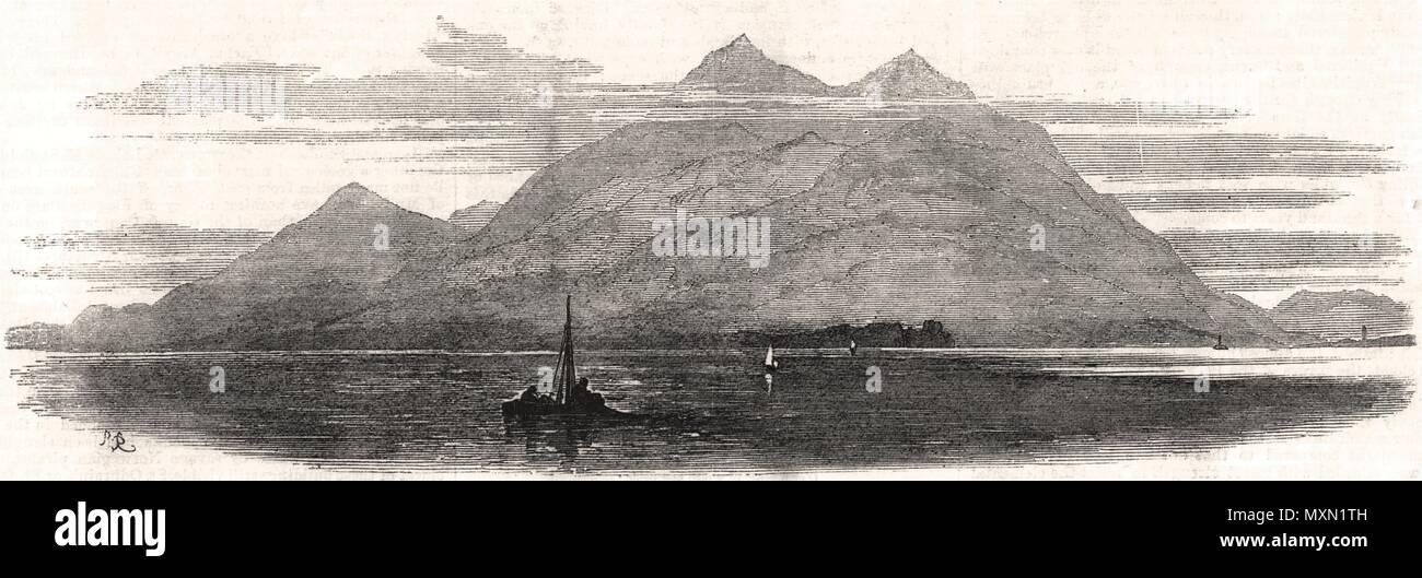 Island of Mull. Scotland 1871. The Illustrated London News Stock Photo ...