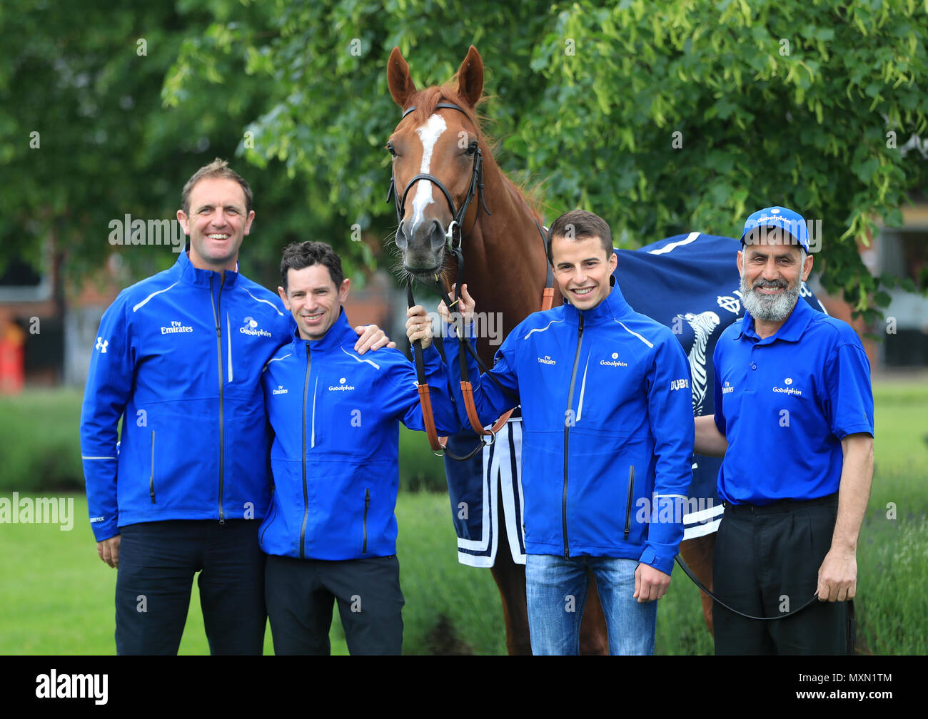 Epsom derby winner masar homecoming hi-res stock photography and images ...