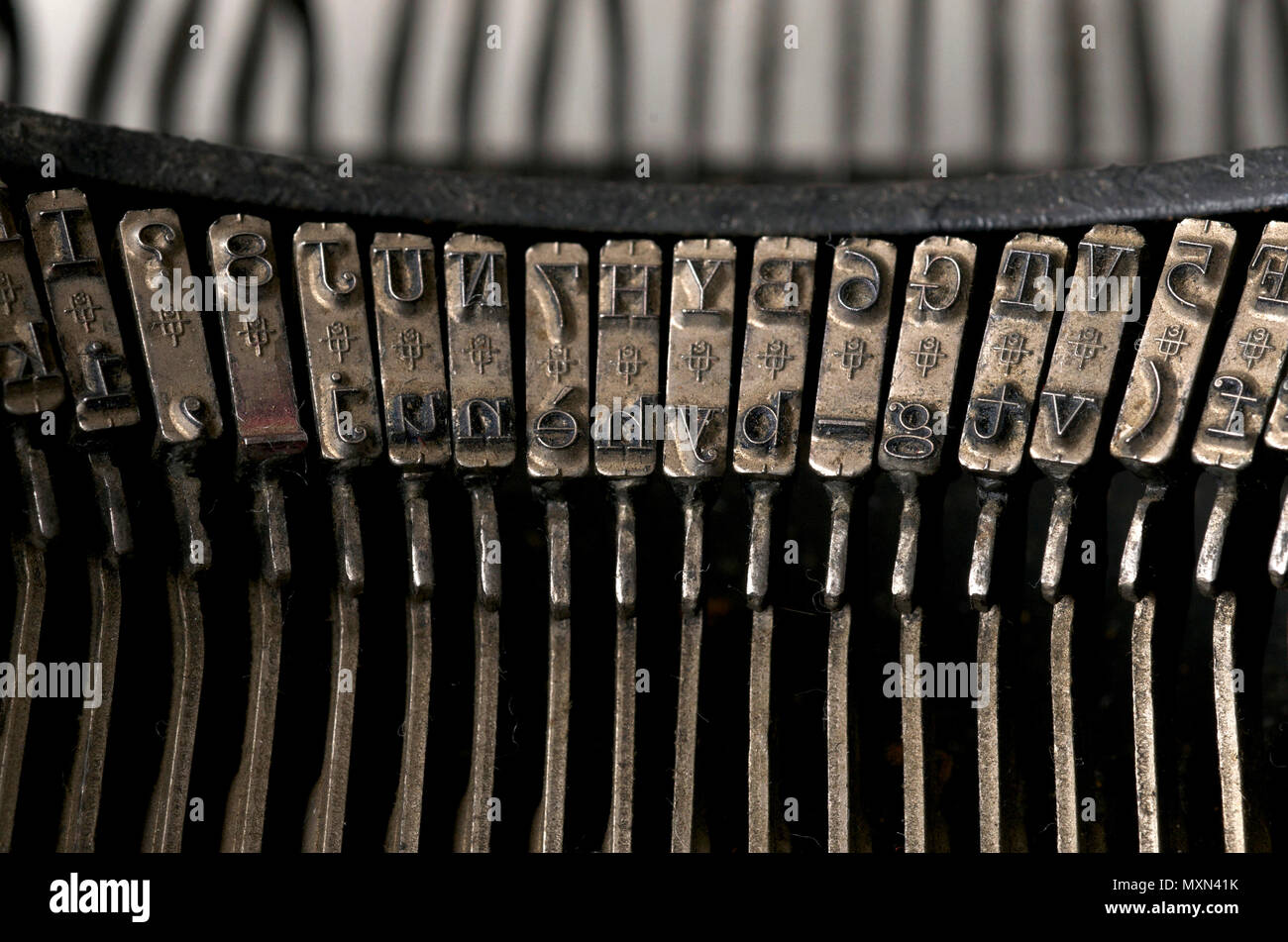 Typewriter mechanism hi-res stock photography and images - Alamy