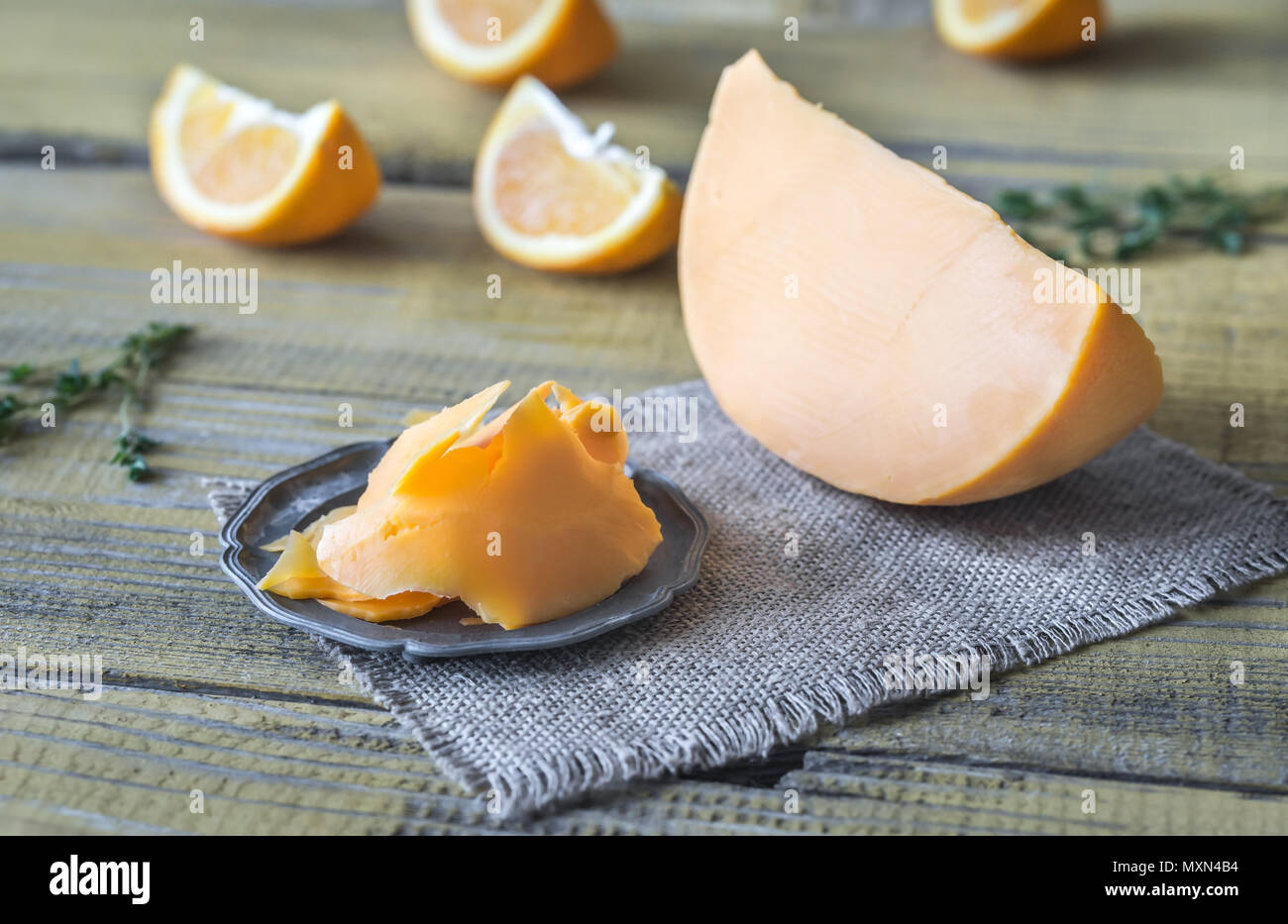 Traditional french mimolette hi-res stock photography and images - Alamy