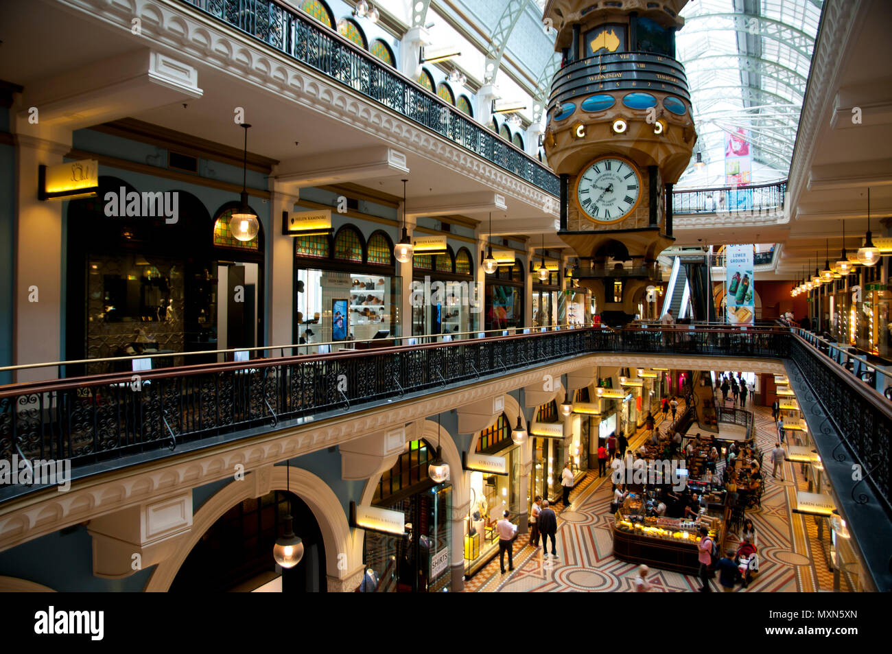 Queen victoria building shopping mall hi-res stock photography and ...