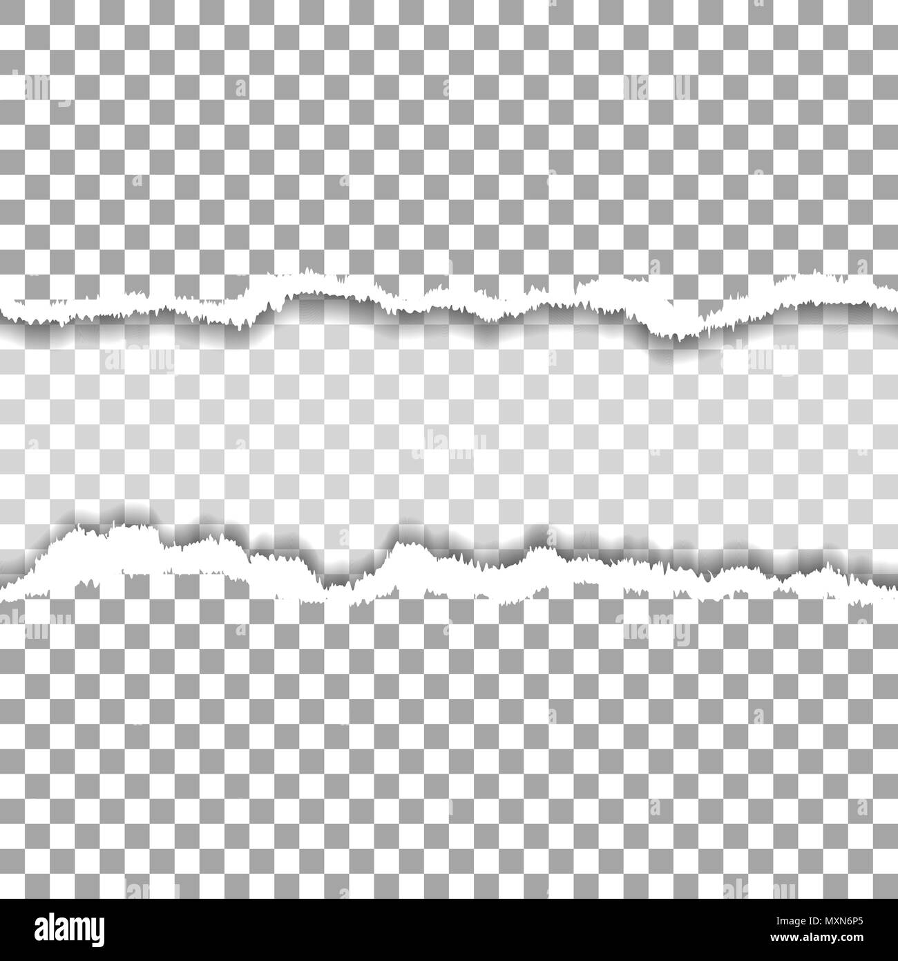 Torn paper edge seamless Stock Vector Images - Alamy