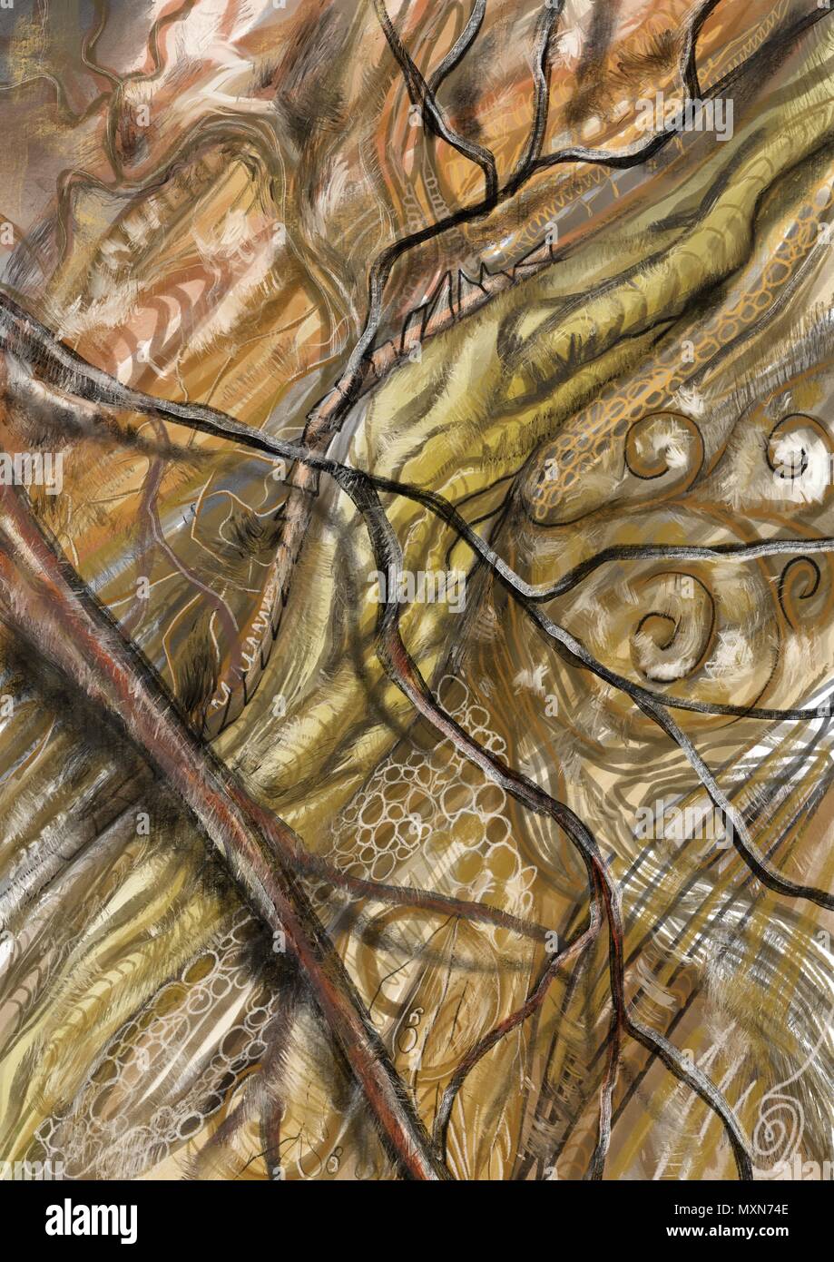 abstract art natural wood Stock Photo - Alamy