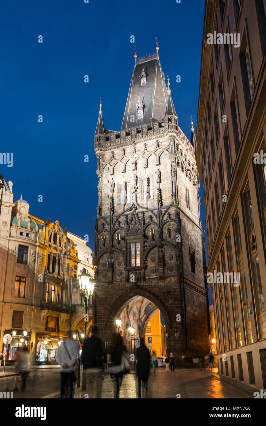 Prague tower building hi-res stock photography and images - Alamy