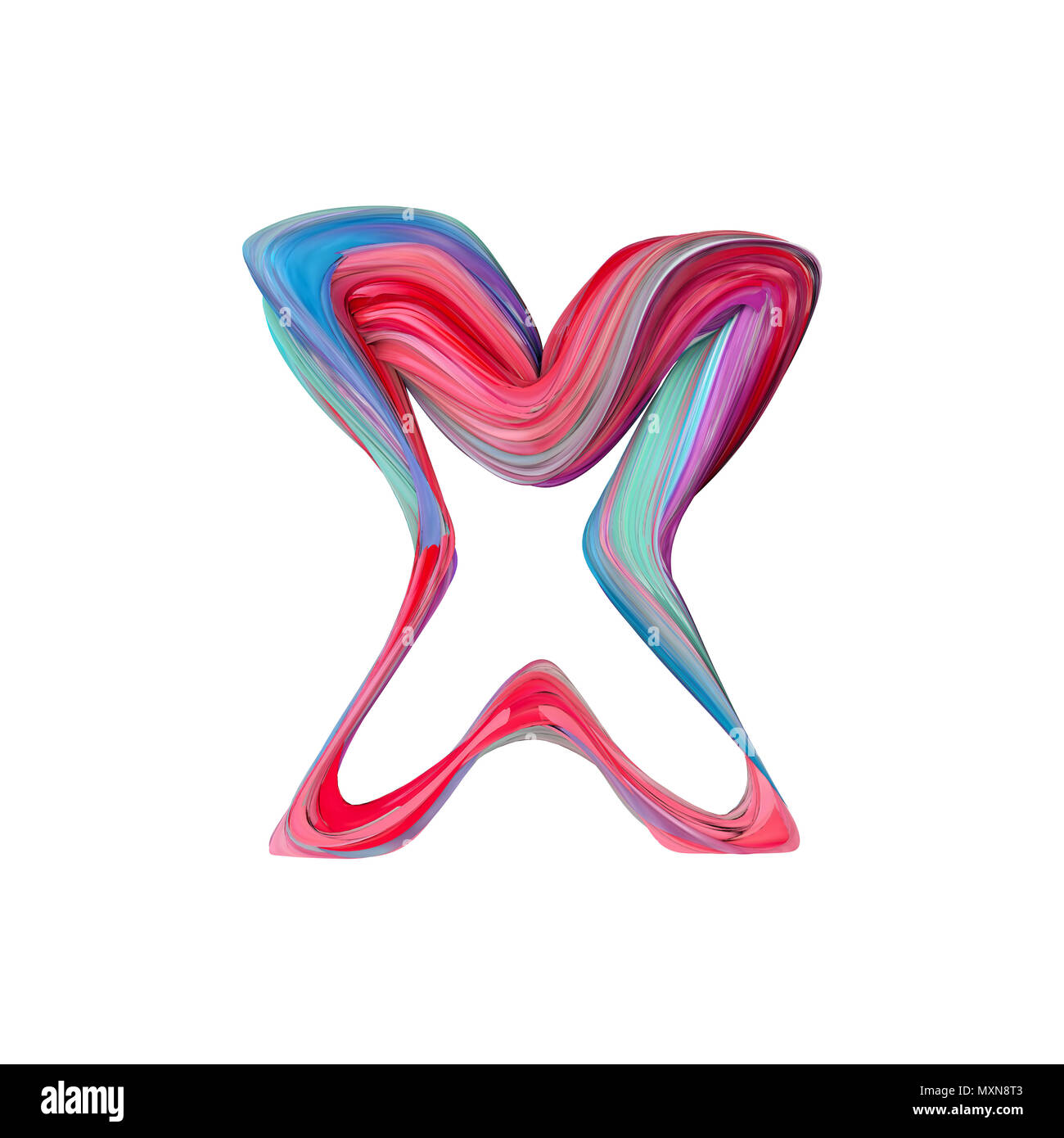 Letter x abstract hi-res stock photography and images - Alamy
