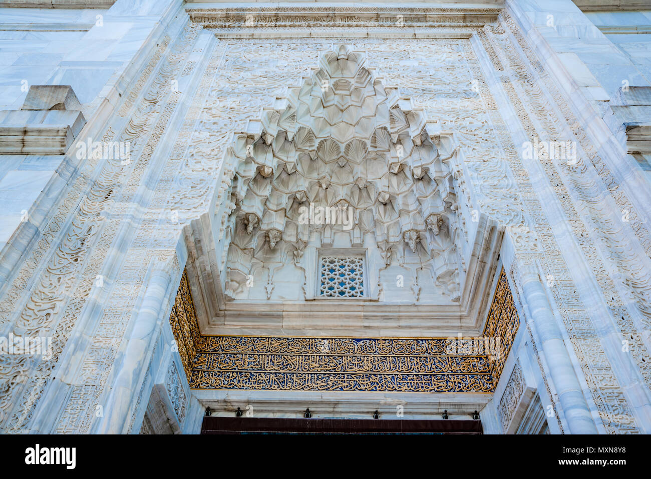 Exterior view of Green Mosque also known as Mosque of Mehmed I is a ...