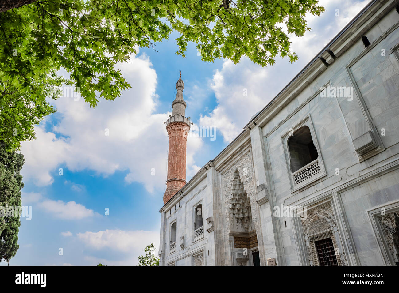 Exterior view of Green Mosque also known as Mosque of Mehmed I is a ...