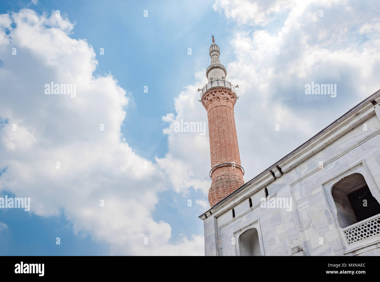 Exterior view of Green Mosque also known as Mosque of Mehmed I is a ...
