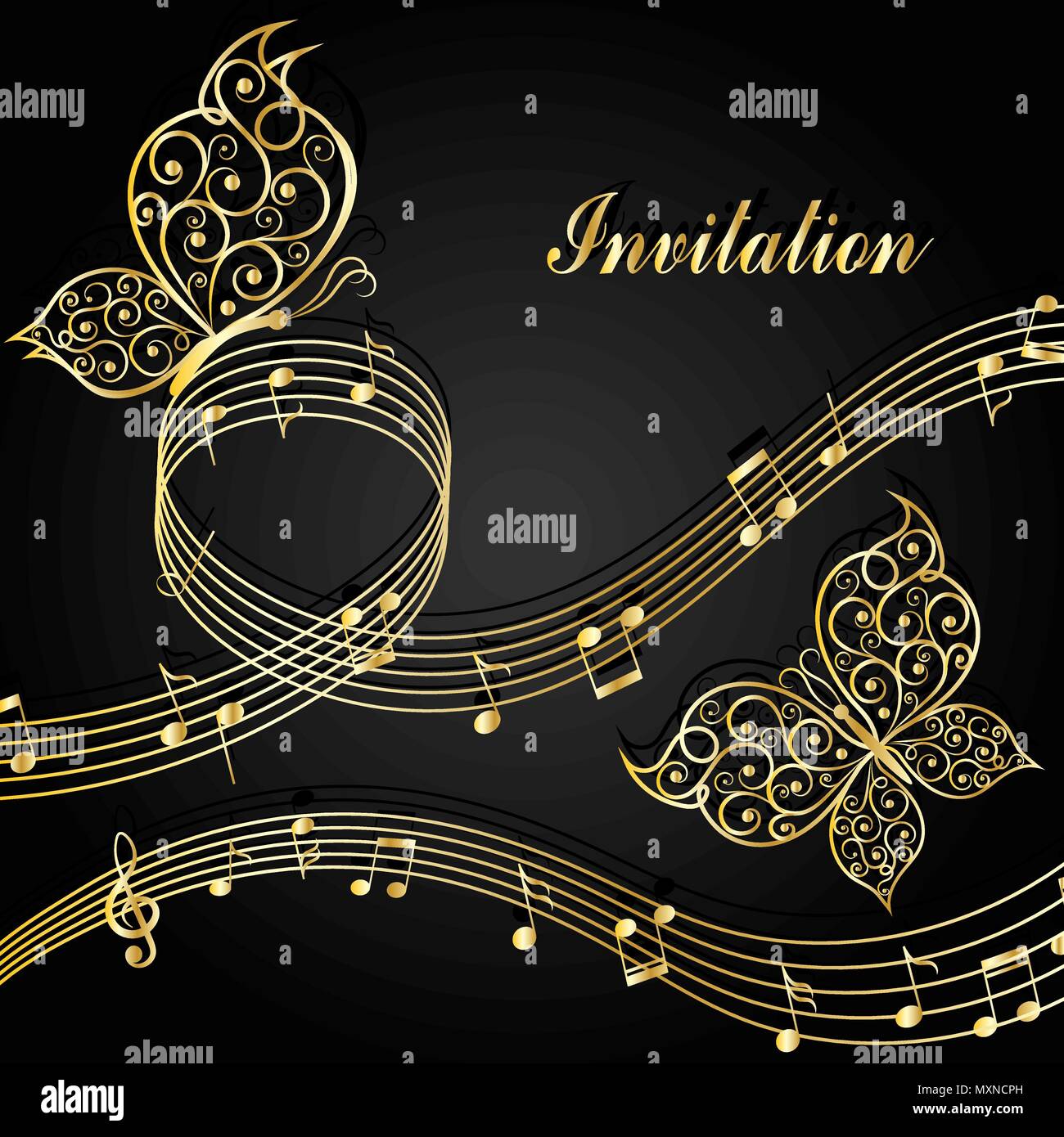 Musical design elements Stock Vector Image & Art - Alamy
