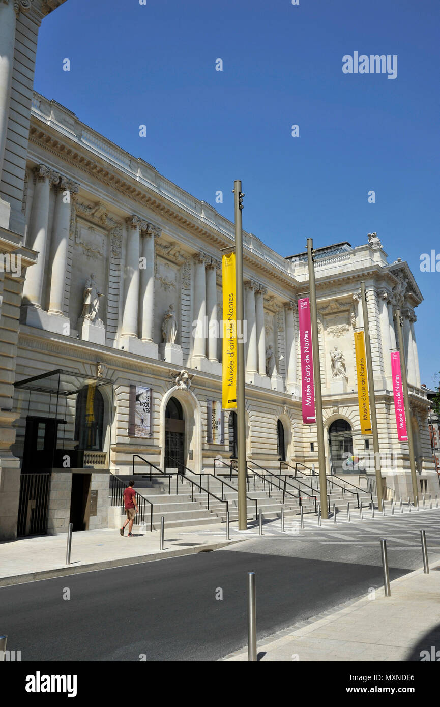 Reopening of the Fine Arts Museum of Nantes on 2017/06/23 following a ...