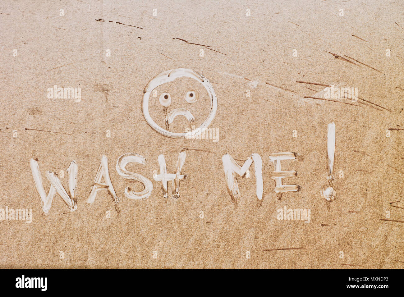 Retro car wash sign hi-res stock photography and images - Alamy