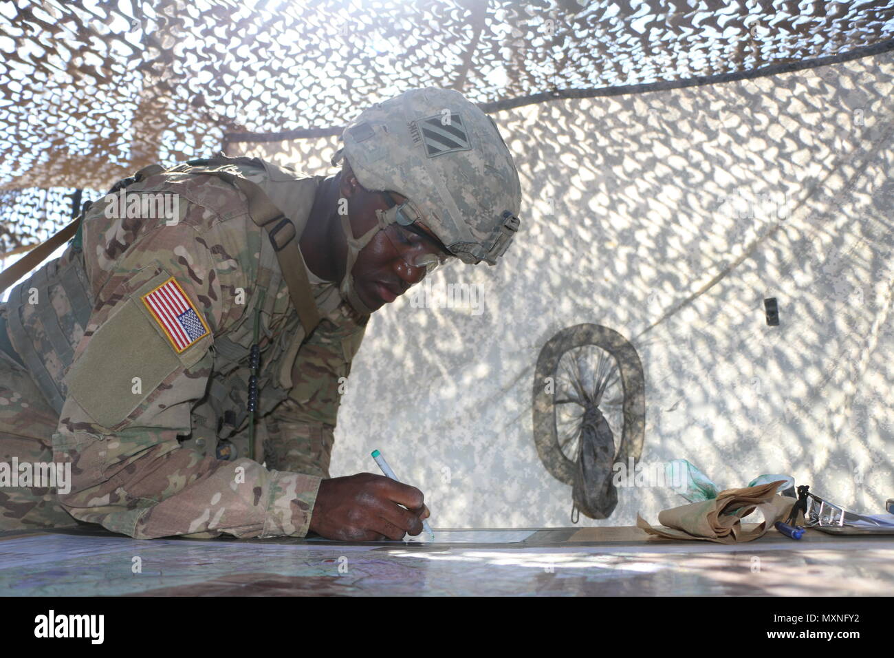 Spc. Elton Smith, an infantryman with 6th Squadron, 8th Cavalry ...