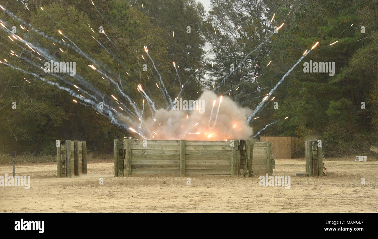 A hung flare from an F-15E Strike Eagle aircraft was disposed of by ...