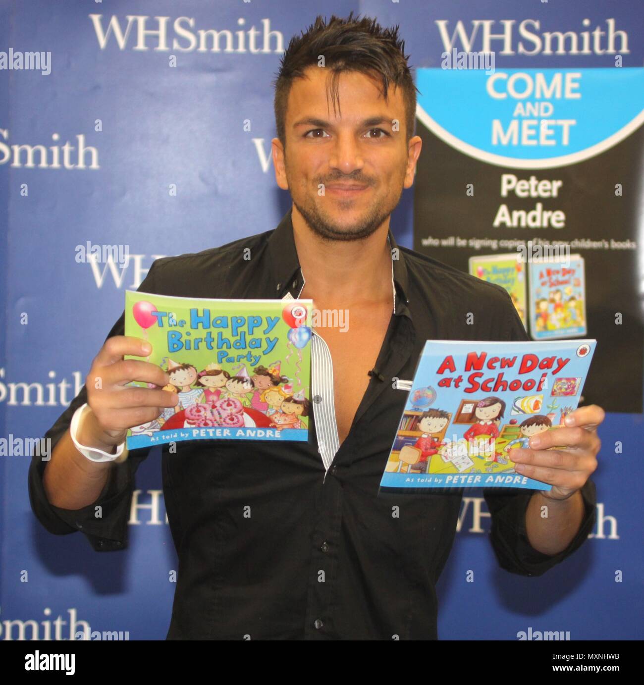 Manchester,Uk, Peter Andre signs copies of his new childrens books at ...