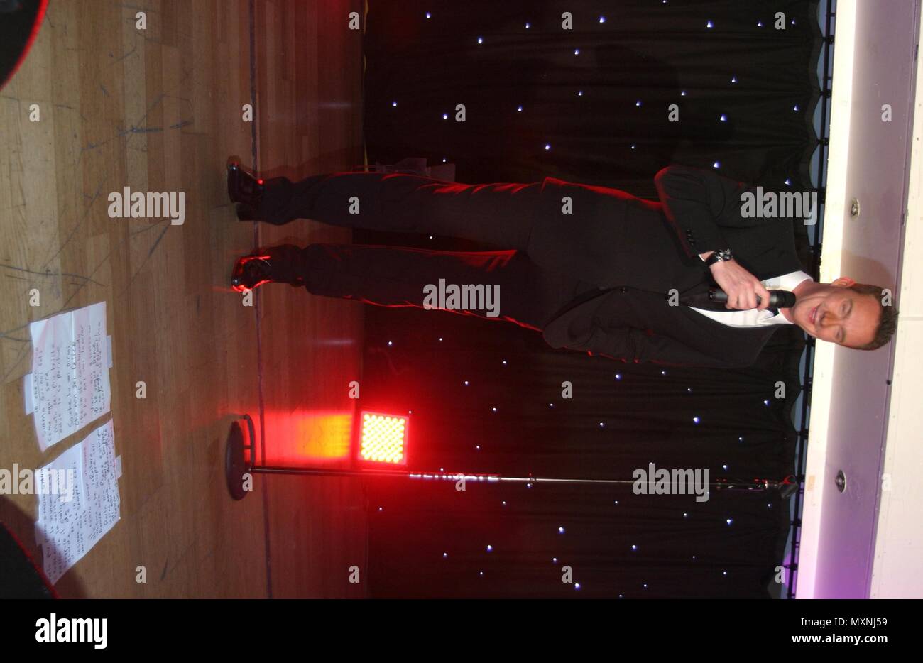 Manchester,uk, Opera singer russel watson performs at Trafford Centre ...