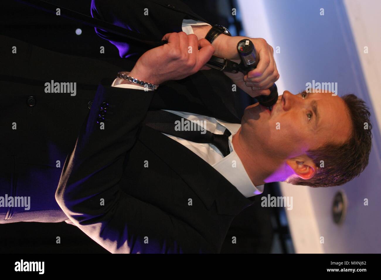 Manchester,uk, Opera singer russel watson performs at Trafford Centre ...