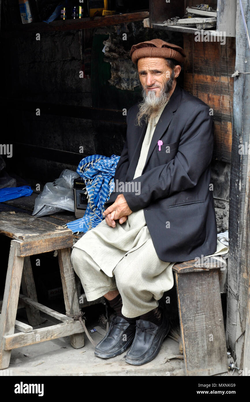 Pakistan, Chitral, old market Stock Photo - Alamy