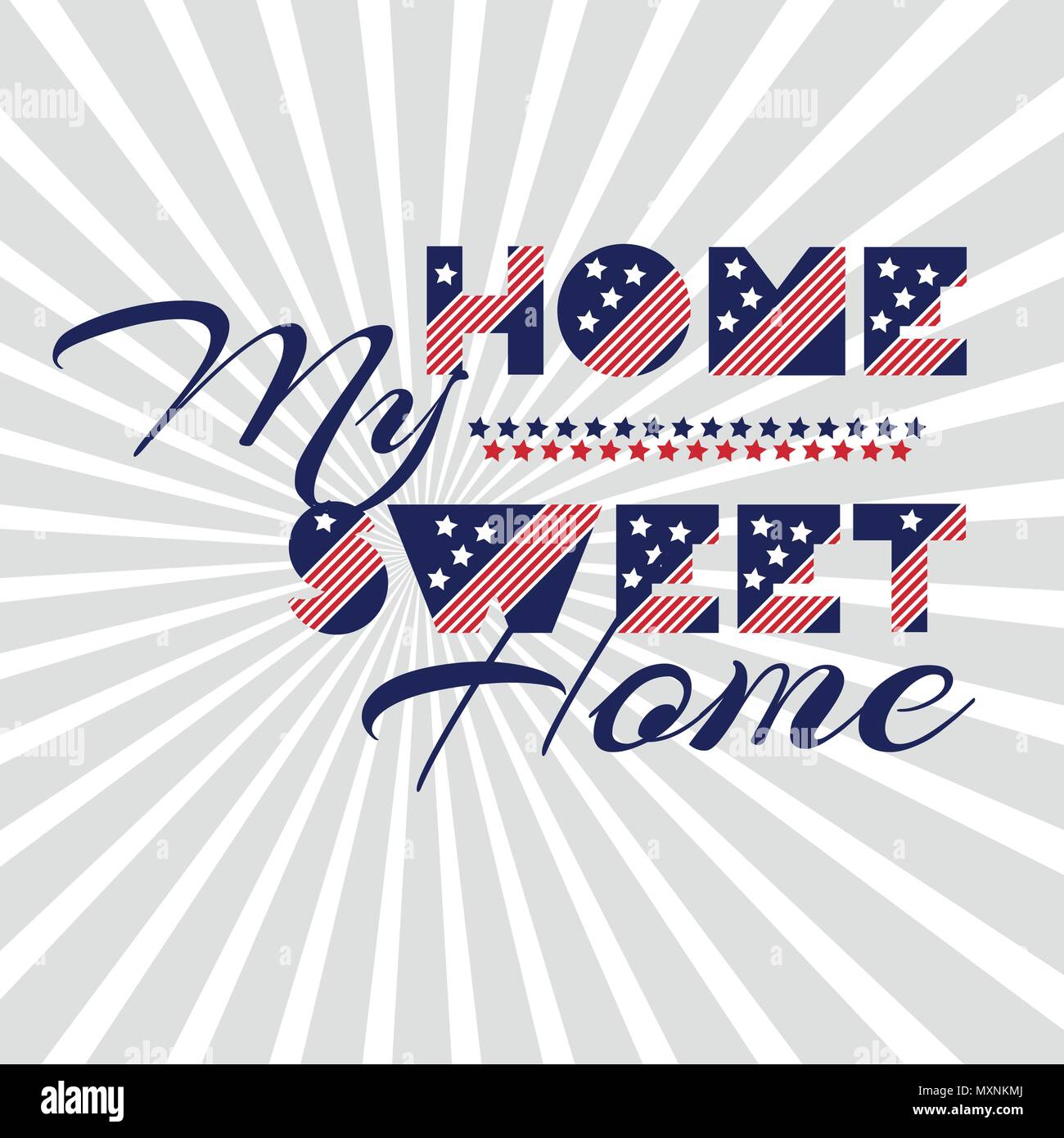 American freedom slogan tee Stock Vector Images - Alamy