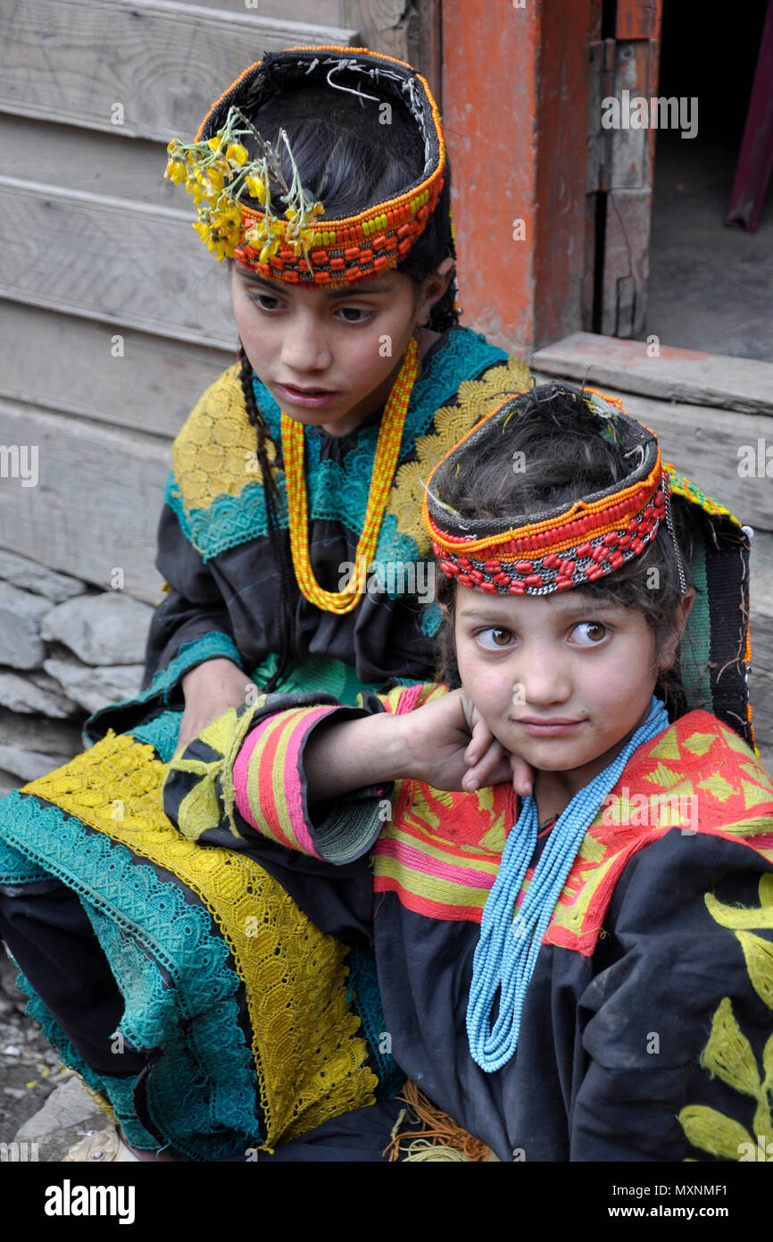 Pakistan, Bumburet valley, Chilan Loshi festival Stock Photo - Alamy